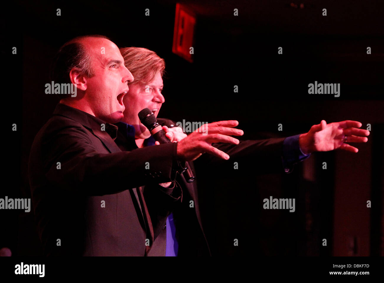 William Michals and Rob Evan Opening night of 'Berg and Broadway ...