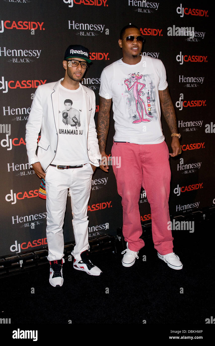 Swizz Beatz and Carmelo Anthony DJ Cassidy celebrates his 30th Birthday ...