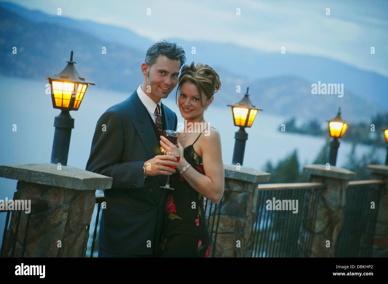 Couple On A Date Stock Photo - Alamy