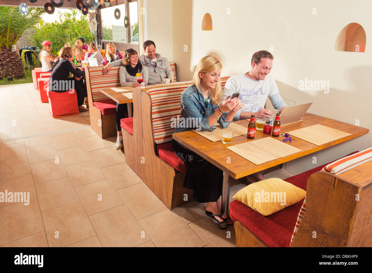 People at a bar Stock Photo - Alamy