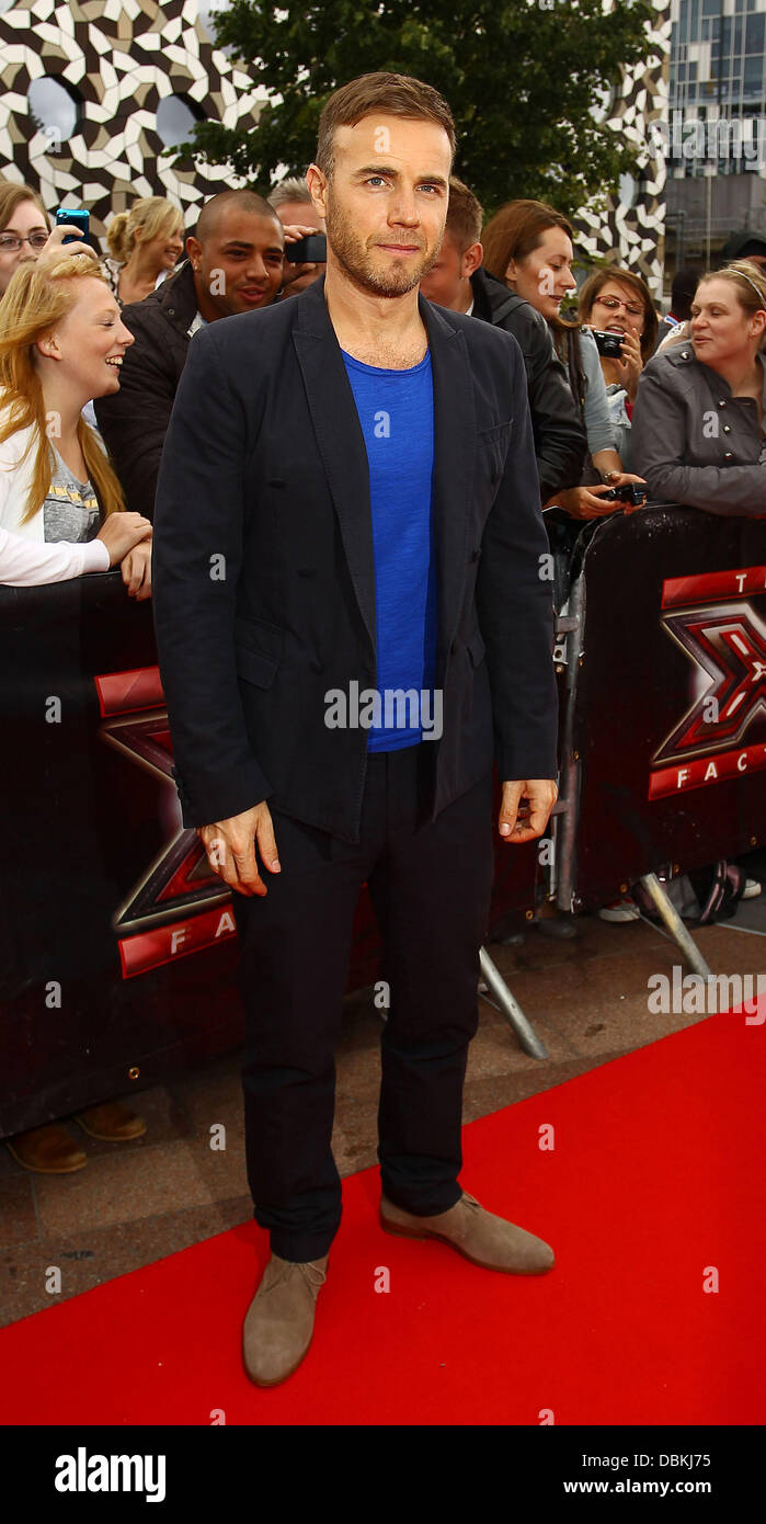 Gary Barlow The X Factor auditions held at the O2 Arena London, England ...