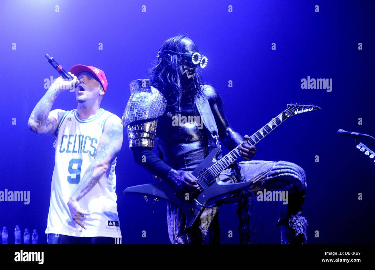 Wes Borland of American rockband Limp Bizkit performing at the Heineken ...