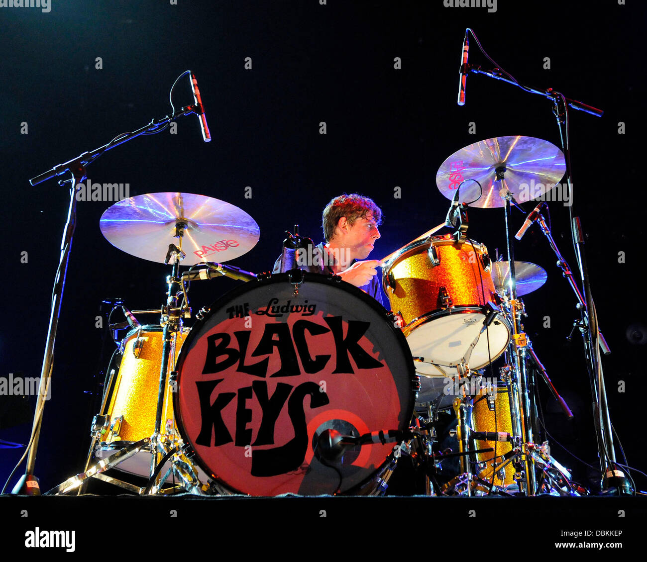 Patrick Carney 'The Black Keys' performs on stage at the Molson ...