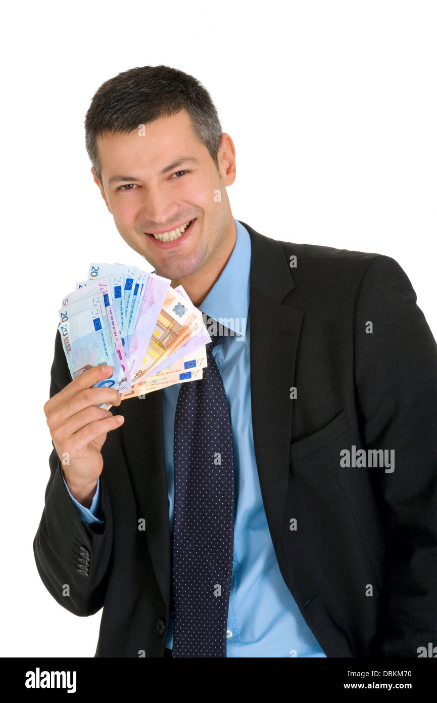 businessman with money Stock Photo - Alamy