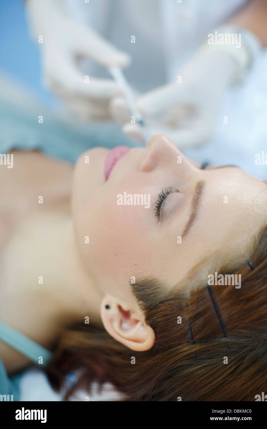 Professional woman face detail hi-res stock photography and images - Alamy