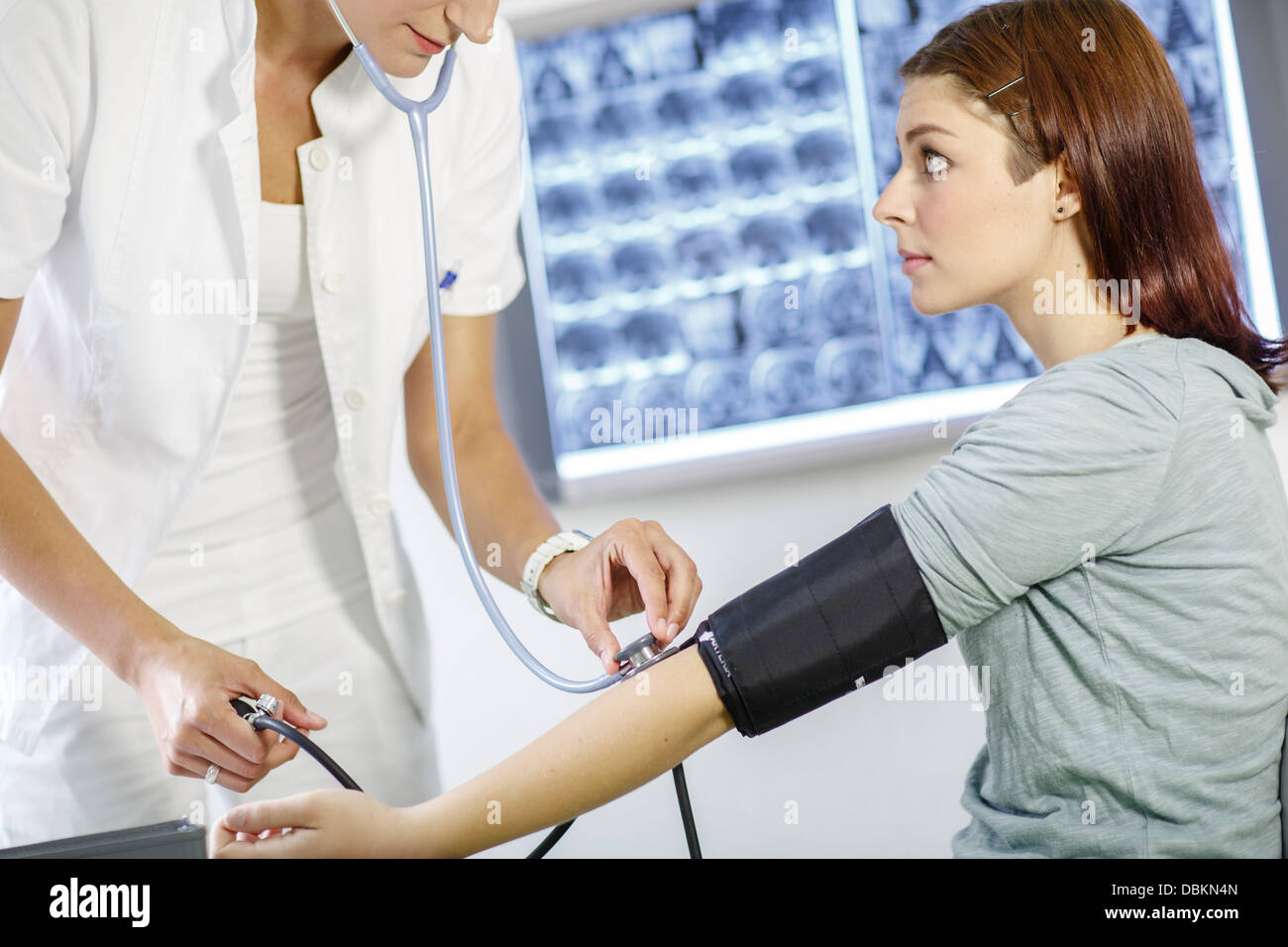Blood Pressure Testing Stock Photo - Alamy