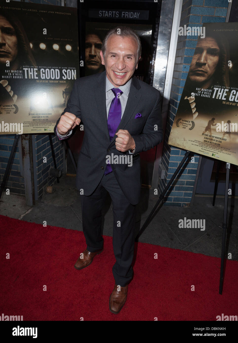 NEW YORK - JULY 31: Boxer Ray "Boom Boom" Mancini attends 'The Good Son ...