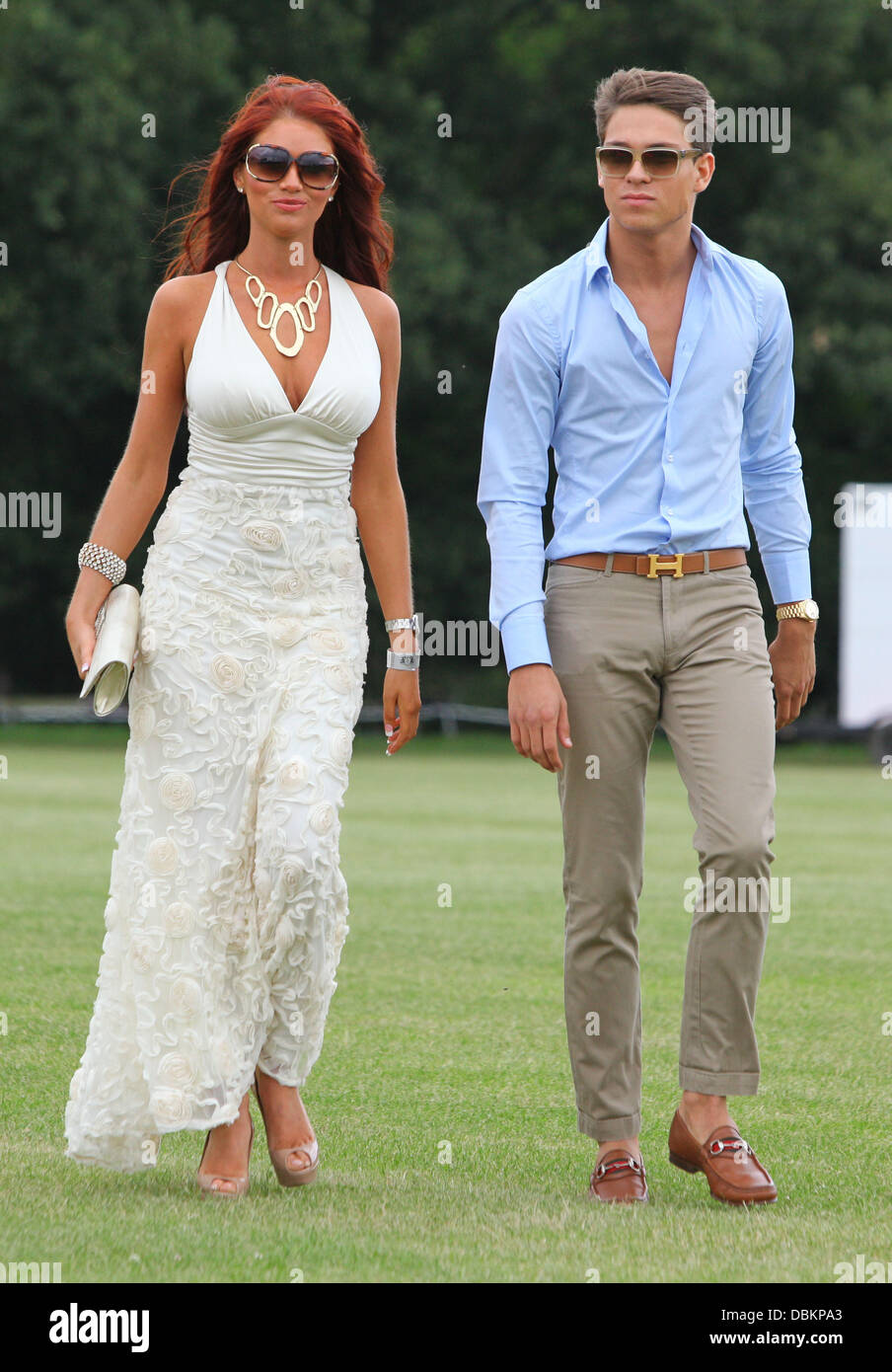 Amy Childs and Joey Essex The Duke of Essex Polo Trophy at Gaynes Park ...