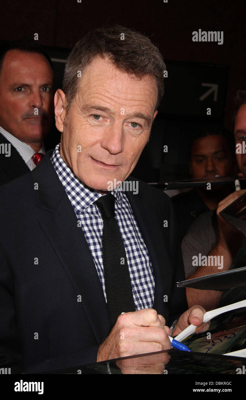 New York, New York, USA. 31st July, 2013. Actor BRYAN CRANSTON signs ...