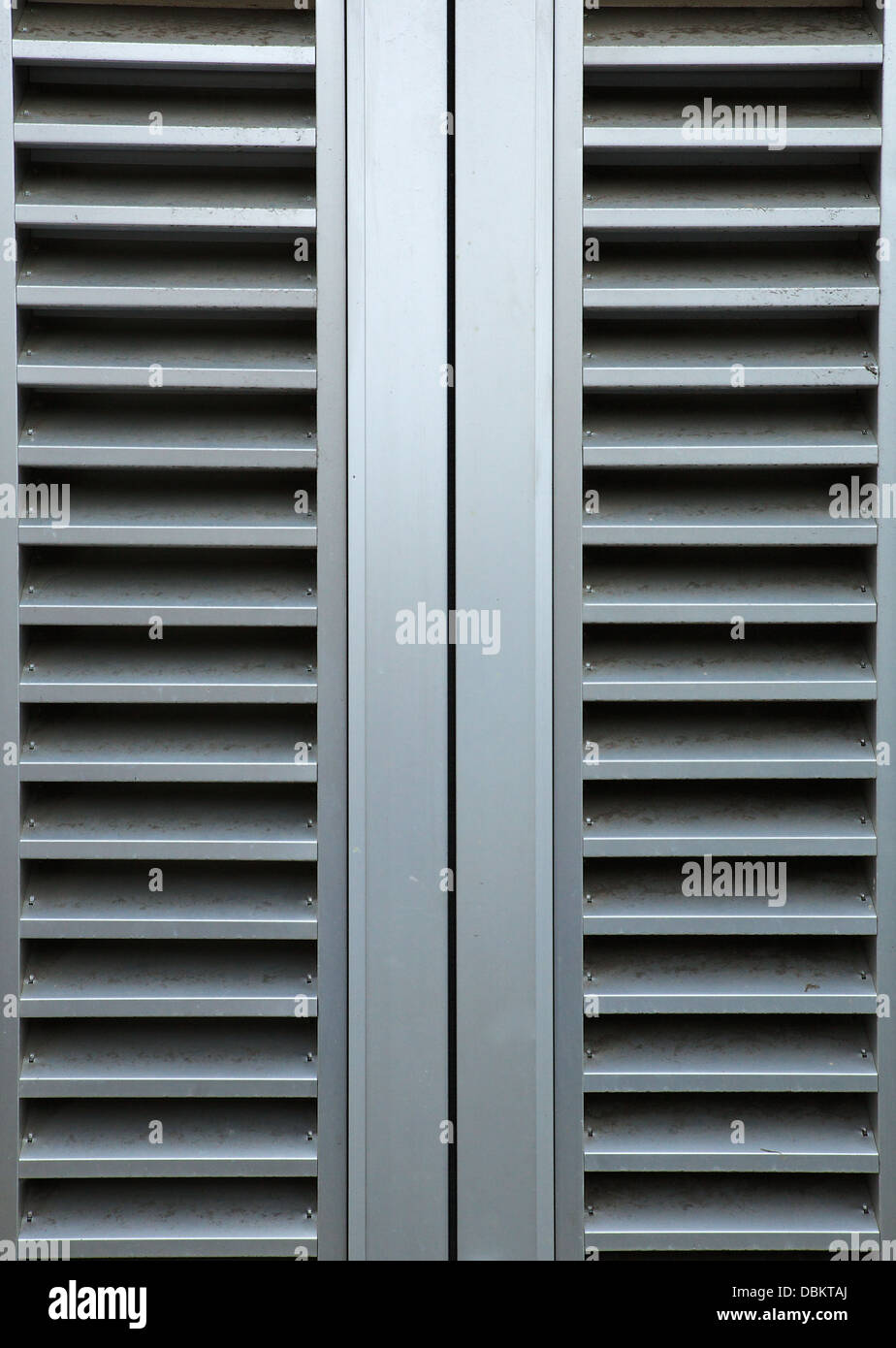A pair of gray Steel vents on a building wall Stock Photo - Alamy