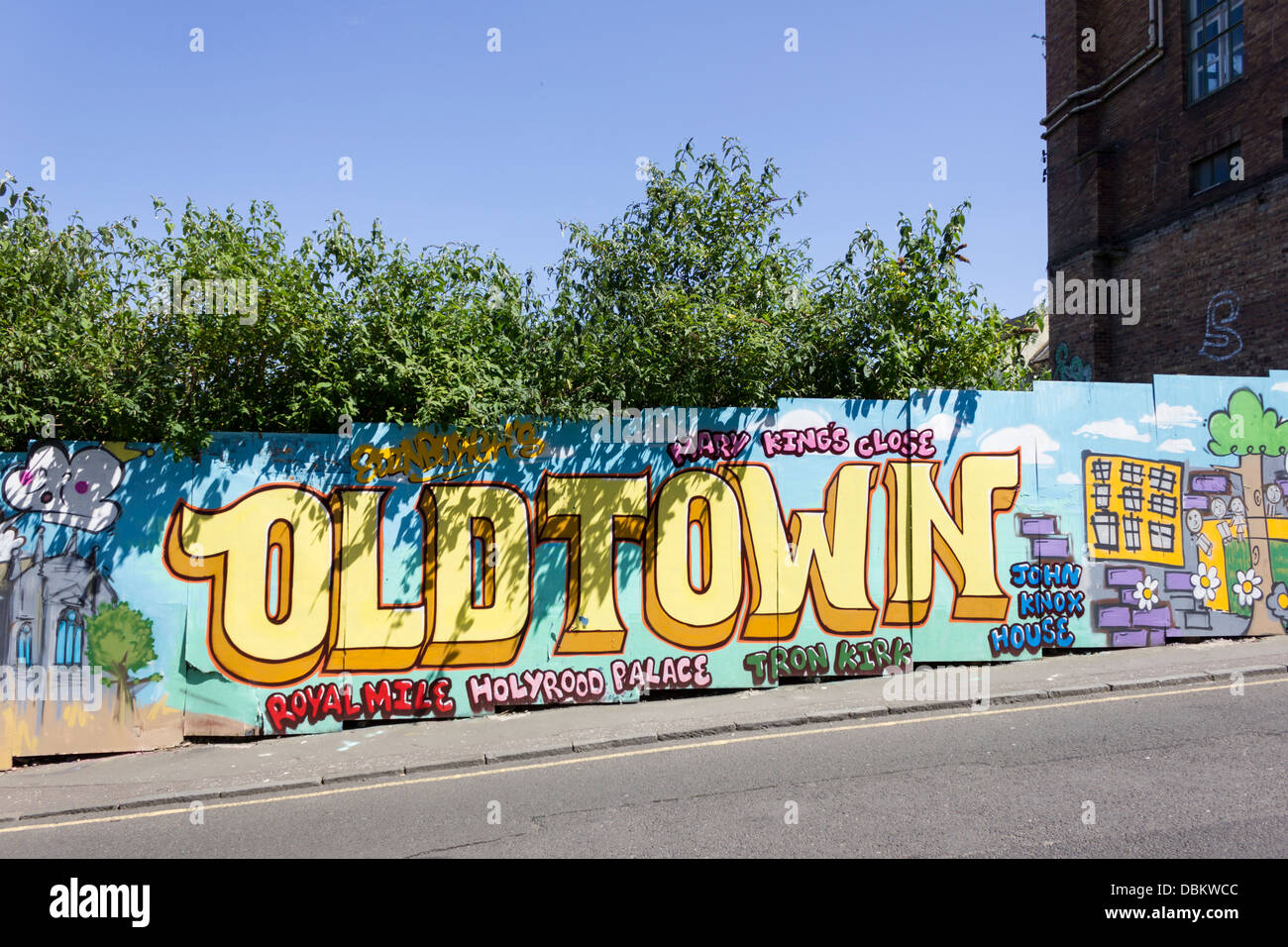 Edinburgh graffiti hi-res stock photography and images - Alamy