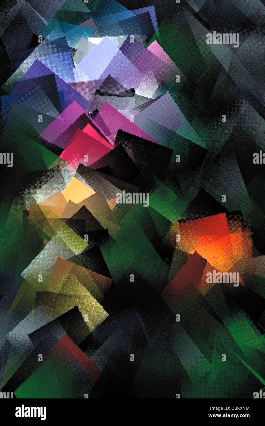 Abstract background with irregular shapes and colors Stock Photo - Alamy
