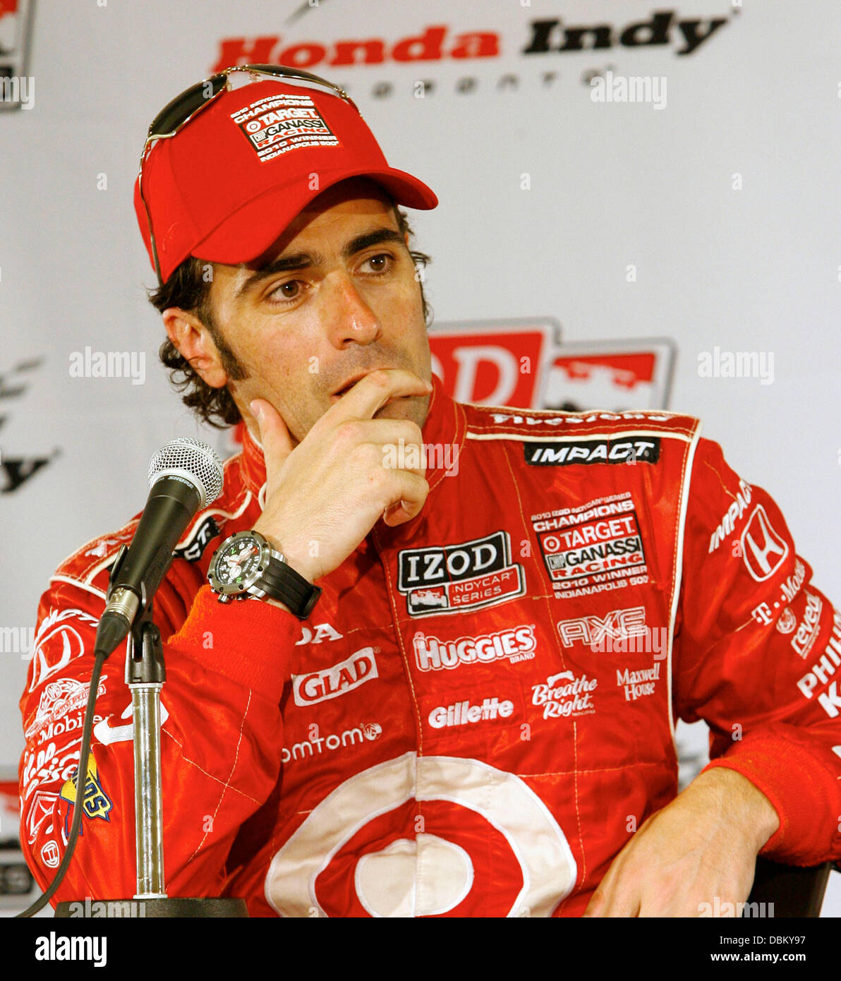 Dario Franchitti Honda Indy Toronto Canada - Toronto - 10.07.11 Stock ...