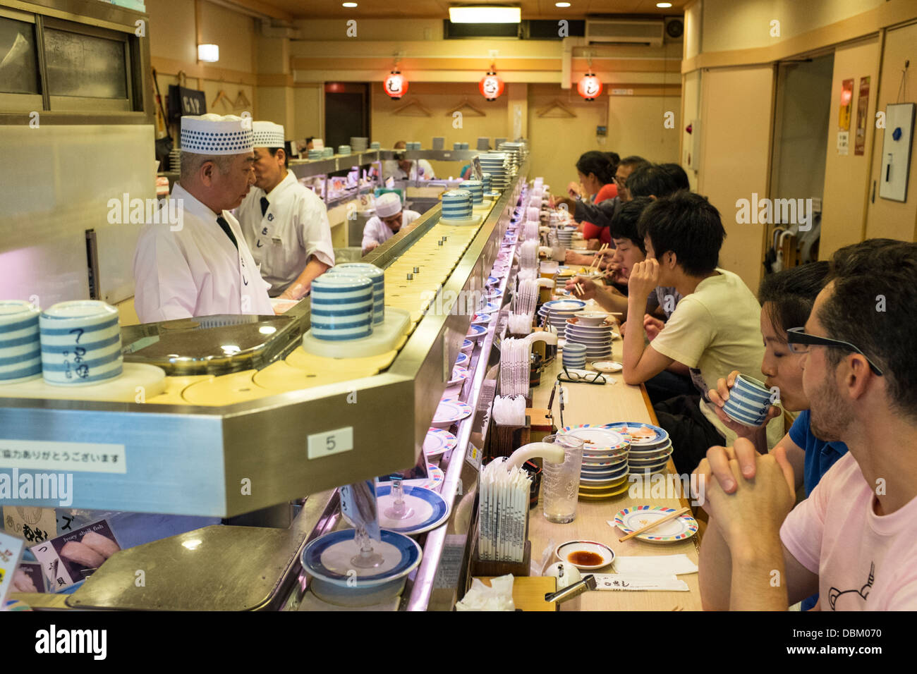 Sushi restaurant Kyoto Japan Stock Photo - Alamy