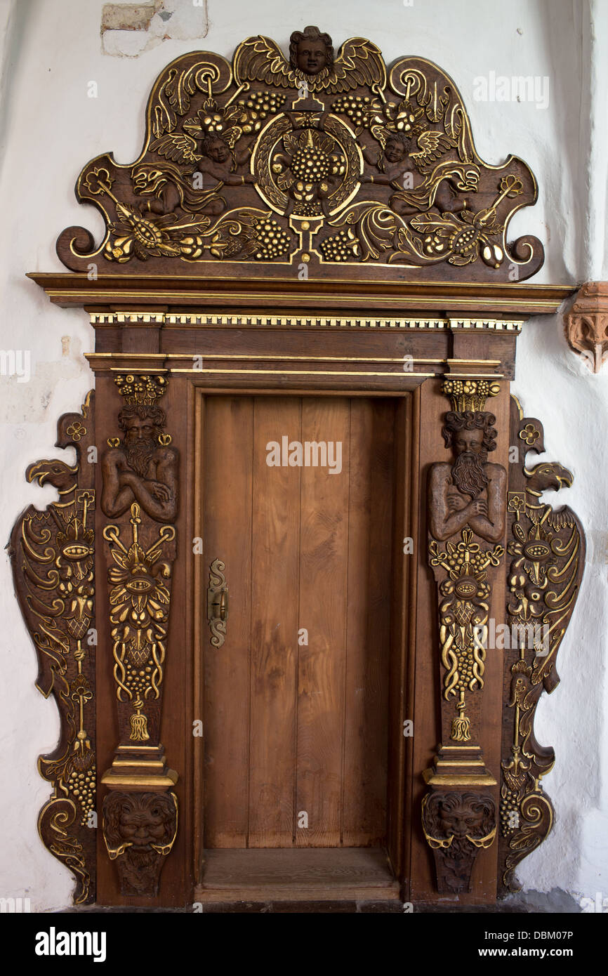 Details and architecture example in catholic church Stock Photo - Alamy