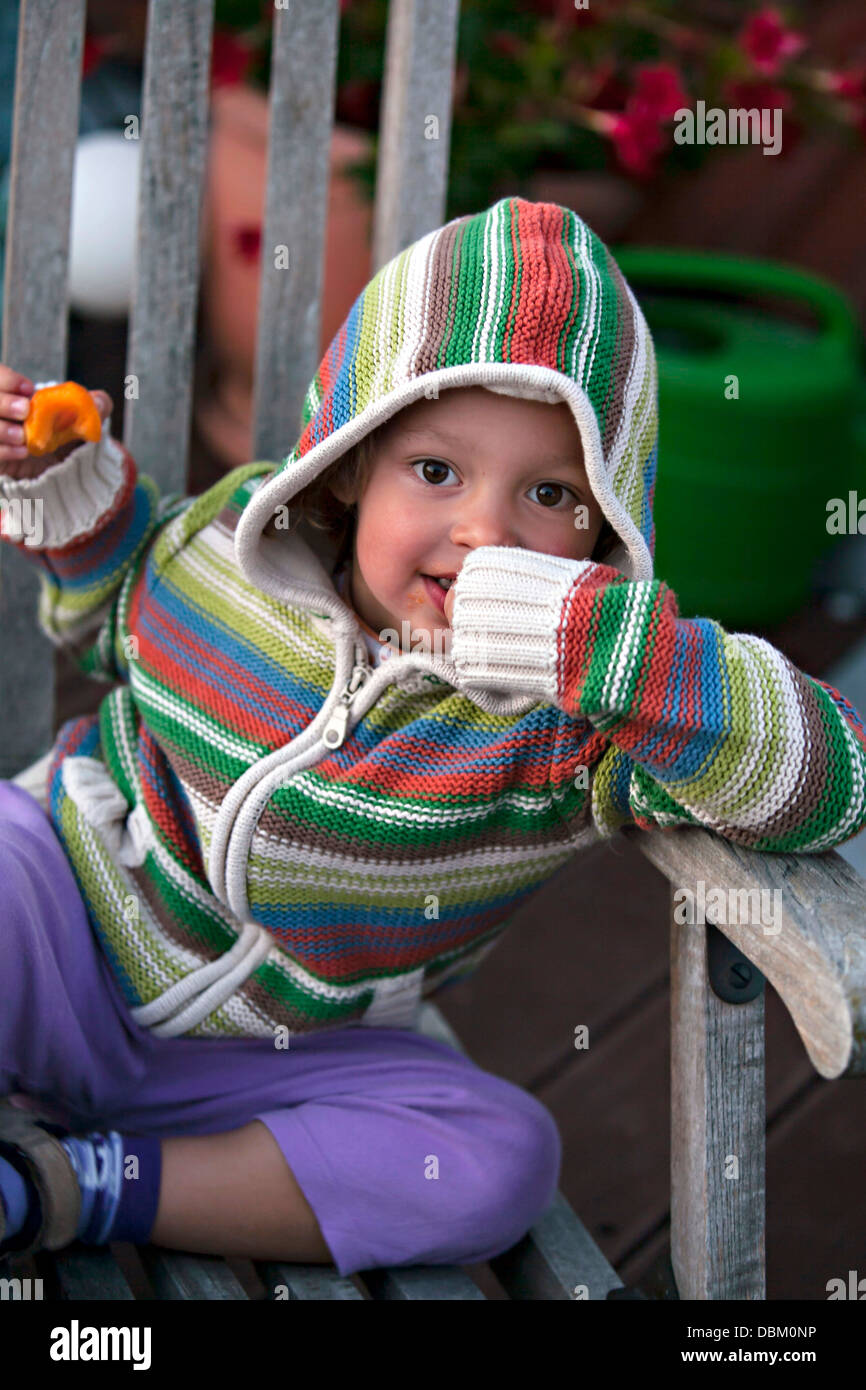 Toddler On Balcony, Munich, Bavaria, Germany, Europe Stock Photo - Alamy