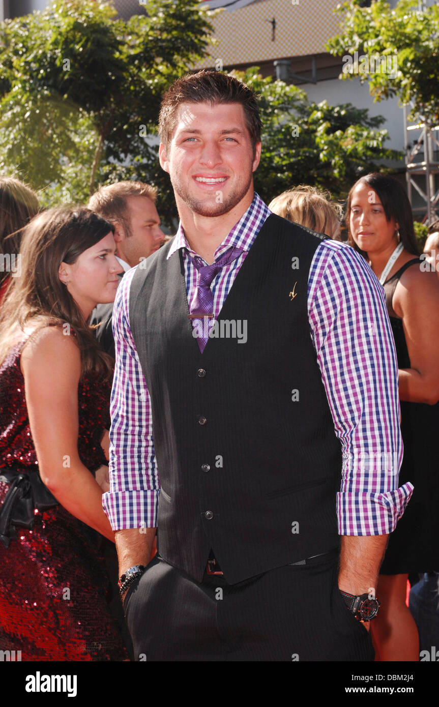 Tim Tebow The 2011 ESPY Awards held at the Nokia Theatre L.A. Live Los ...