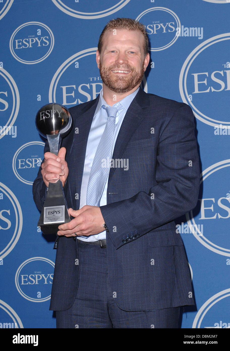 Tim Thomas The 2011 ESPY Awards held at the Nokia Theatre L.A. Live ...