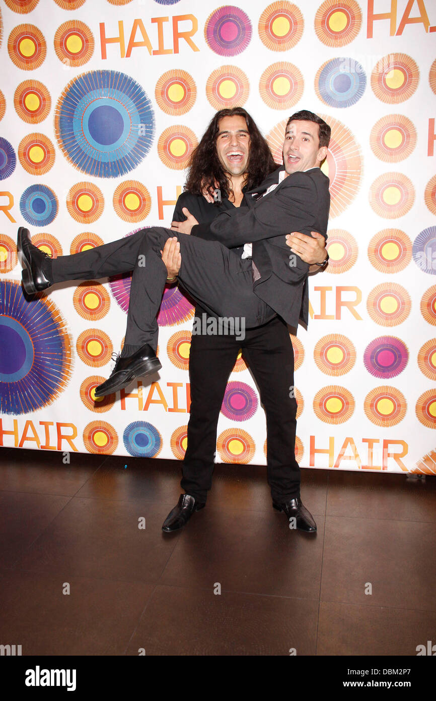 Steel Burkhardt and Paris Remillard Opening night after party for the ...