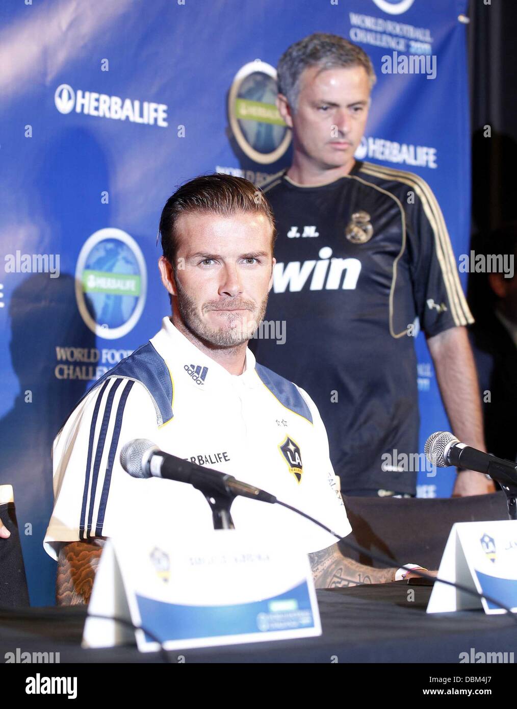 David Beckham Herbalife World Football Challenge Press Conference Los ...