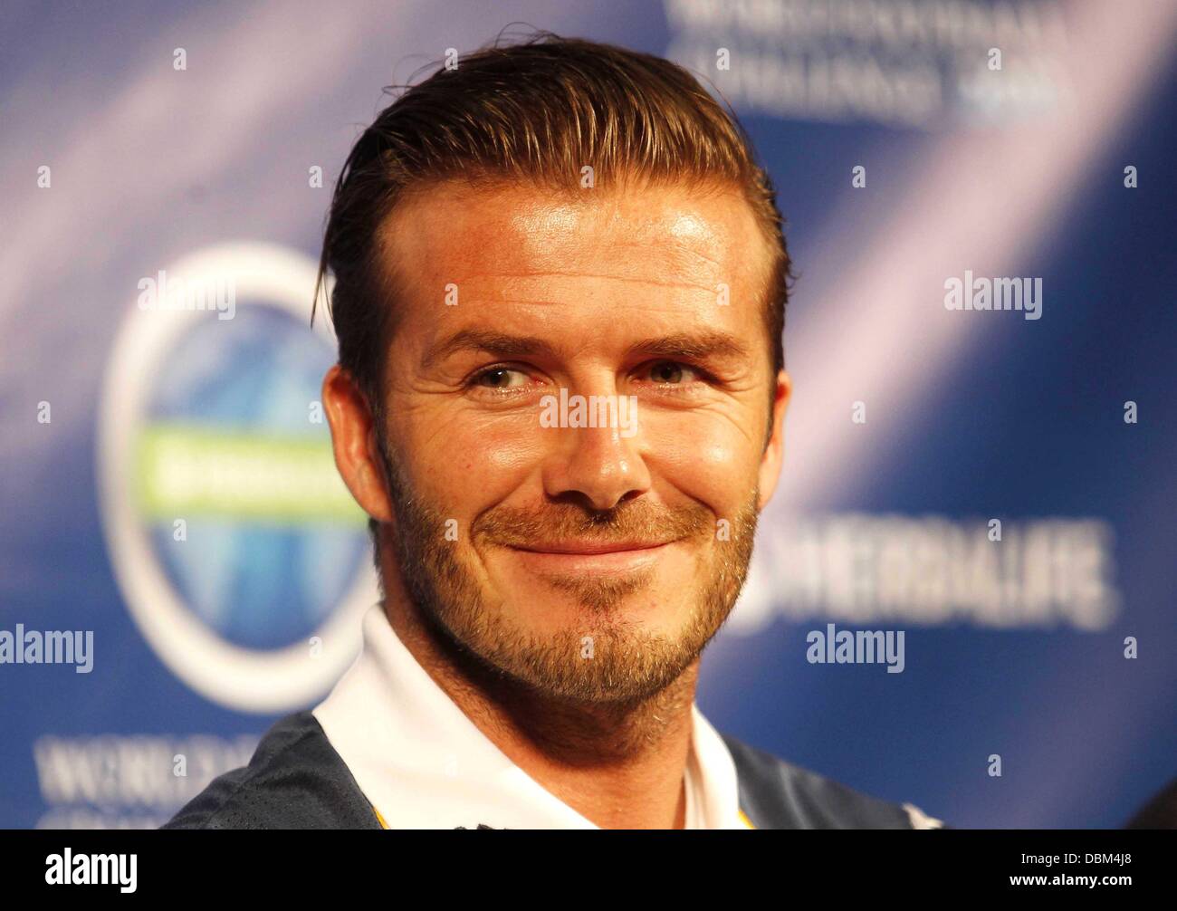 David Beckham Herbalife World Football Challenge Press Conference Los ...