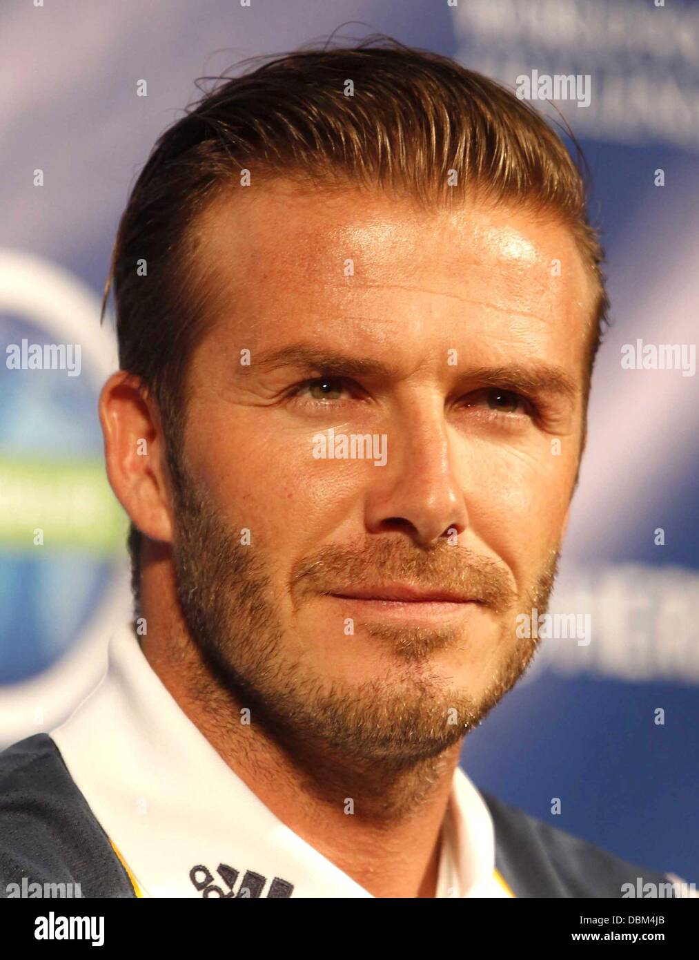 David Beckham Herbalife World Football Challenge Press Conference Los ...