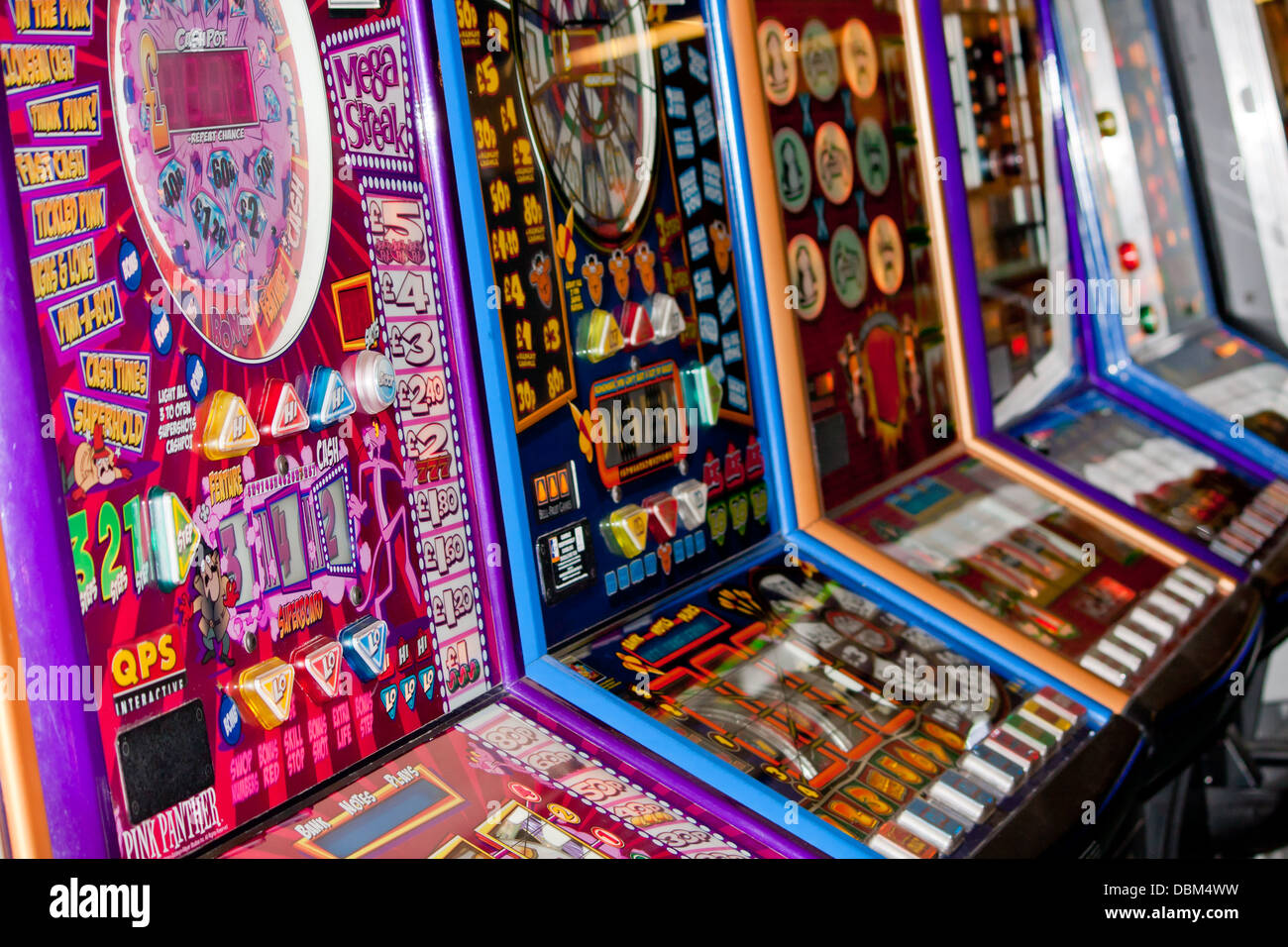 Fun at the amusements with the arcade machines, giving you the gambling ...