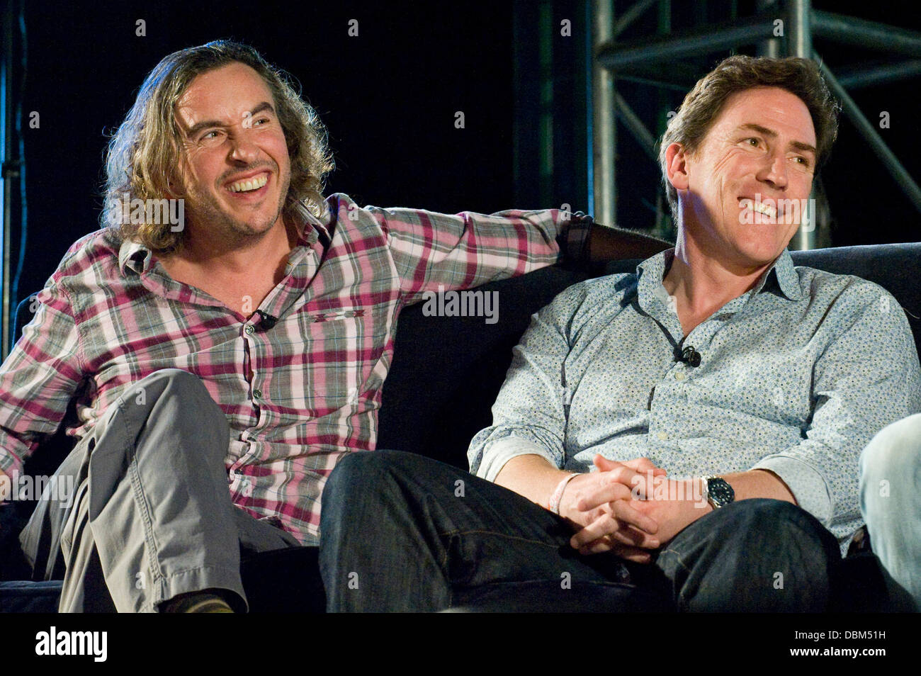Steve Coogan, Rob Brydon BAFTA Q&A session in the Film & Music tent at ...