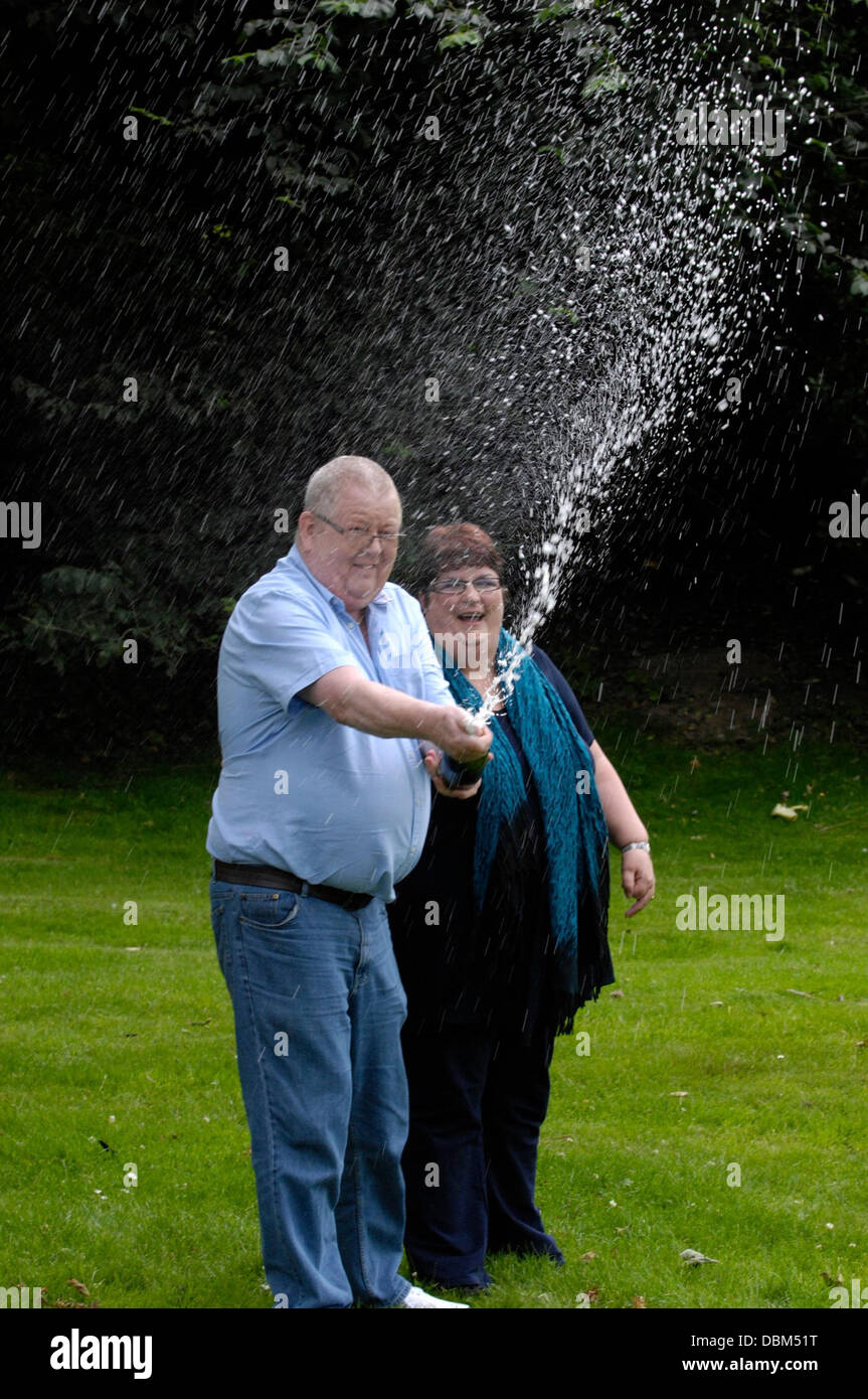 The £161million EuroMillions jackpot winners Colin Weir and wife ...