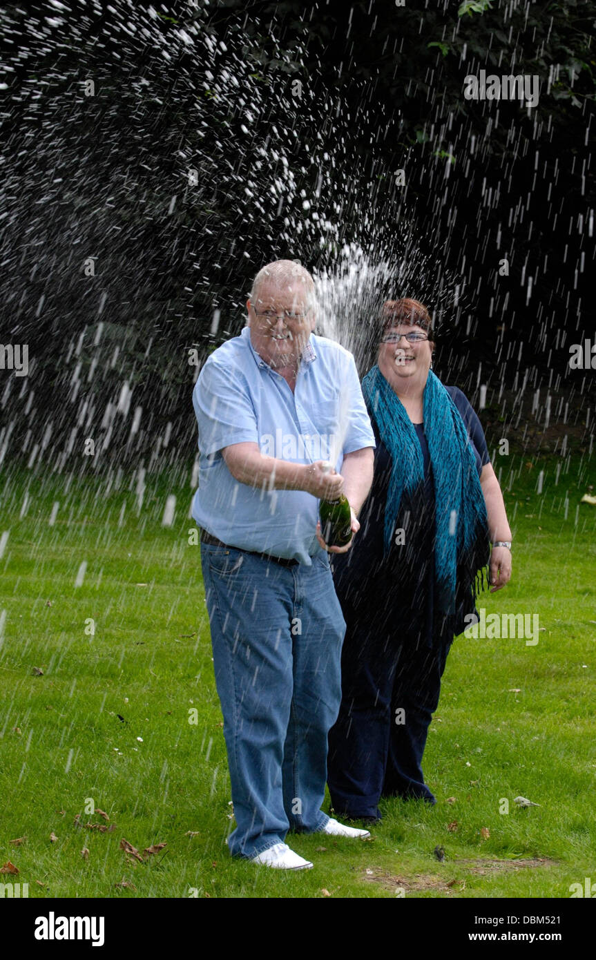 The £161million EuroMillions jackpot winners Colin Weir and wife ...
