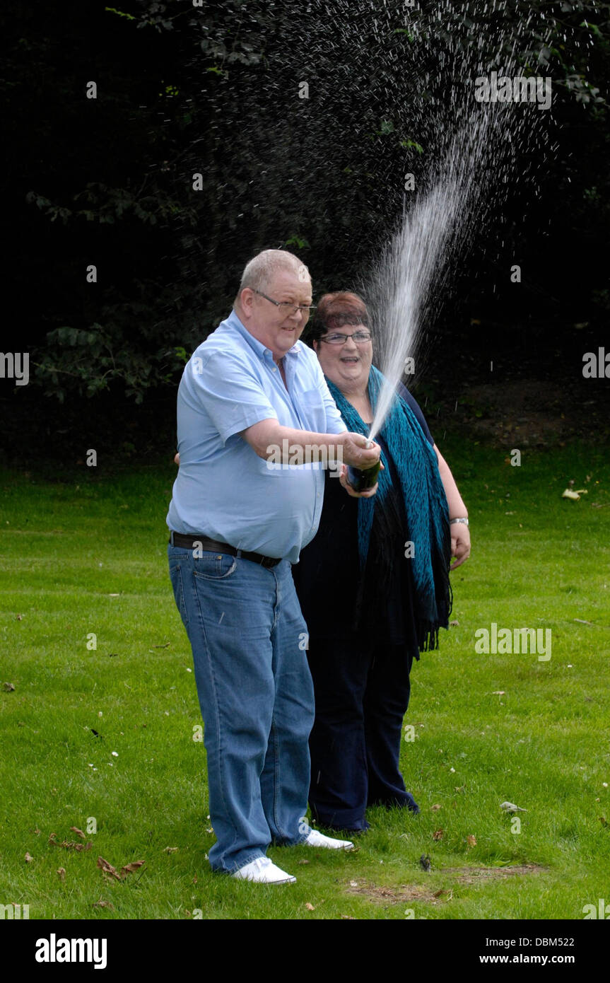 The £161million EuroMillions jackpot winners Colin Weir and wife ...