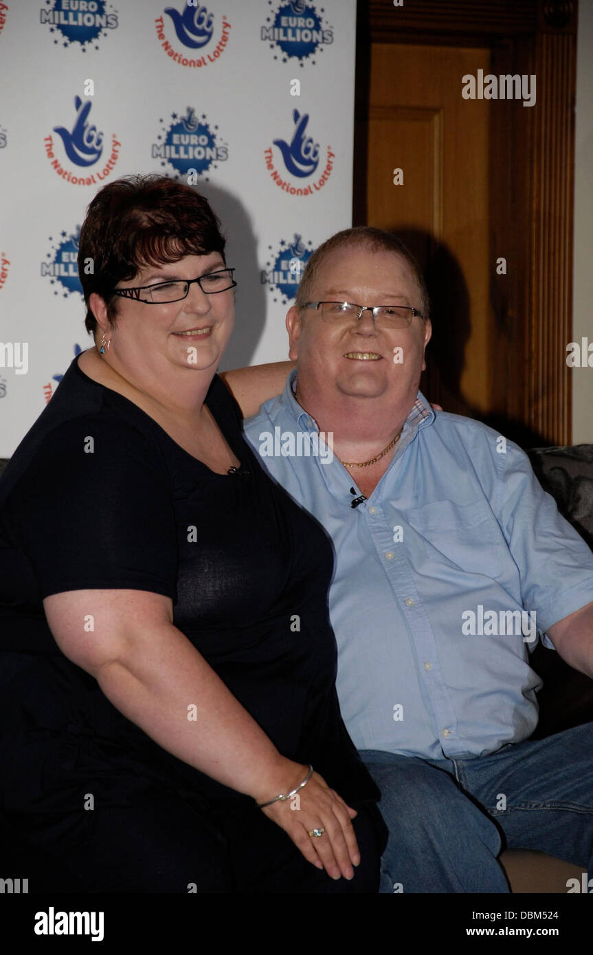 The £161million EuroMillions jackpot winners Colin Weir and wife ...