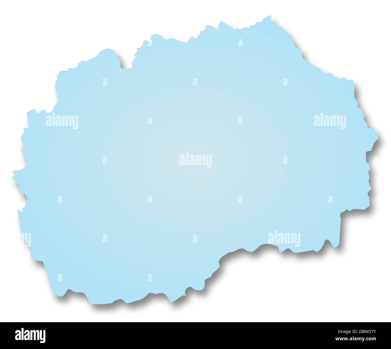 Macedonia map Cut Out Stock Images & Pictures - Alamy