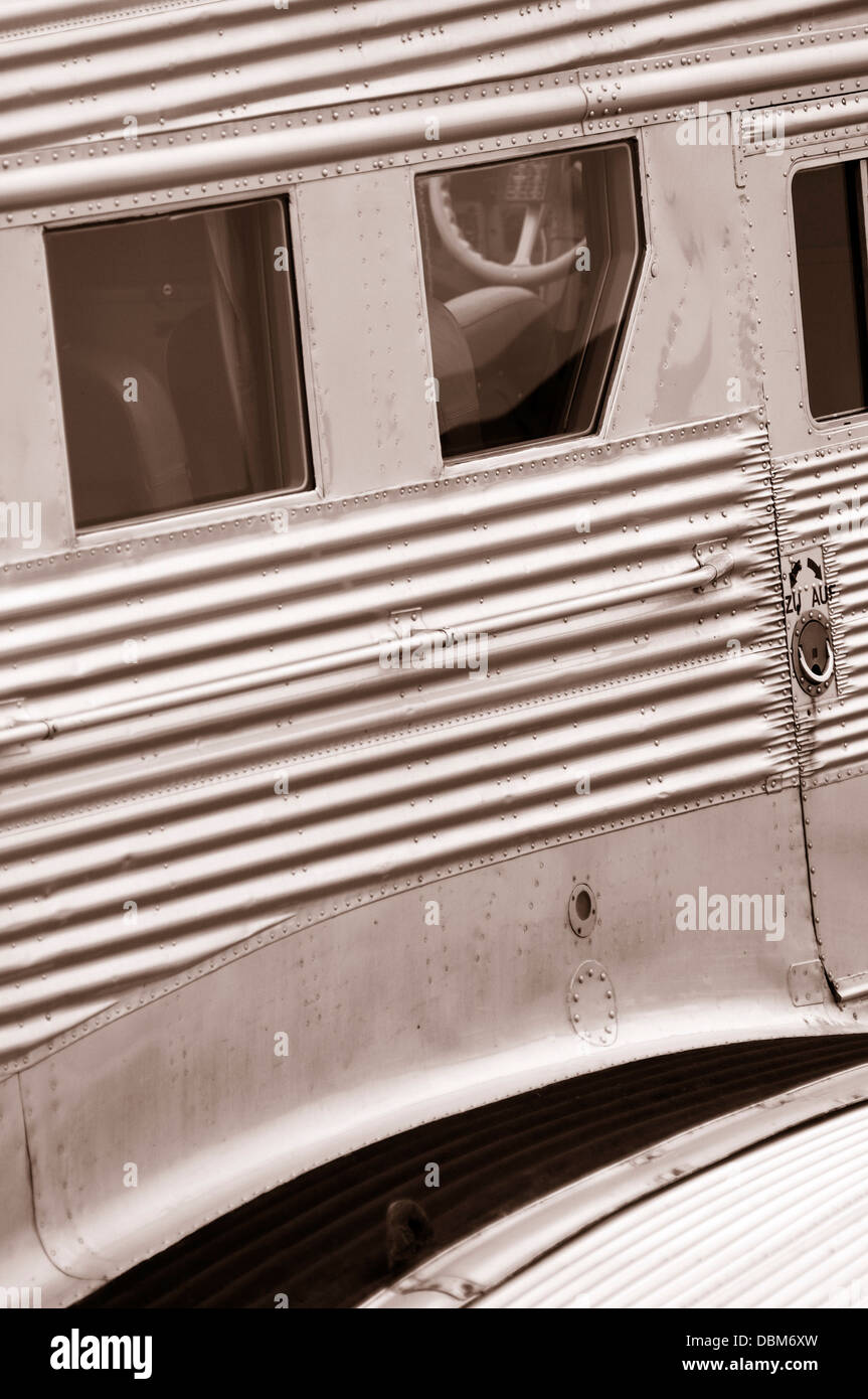 Junkers JU 52, historic German propeller aircraft,cabin Stock Photo - Alamy