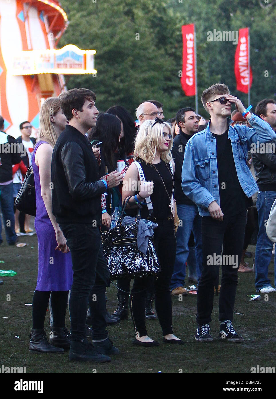 Kelly Osbourne and Nick Grimshaw Lovebox festival at Victoria Park ...