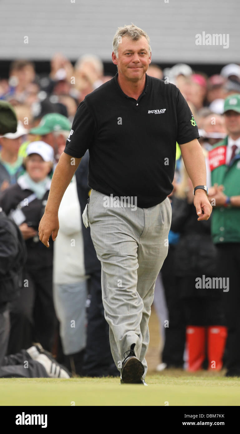 Darren Clarke wins the British Open at Royal St George Golf course Kent ...