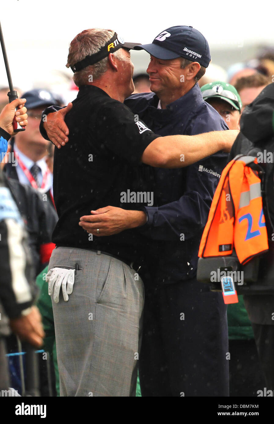Darren Clarke wins the British Open at Royal St George Golf course Kent ...