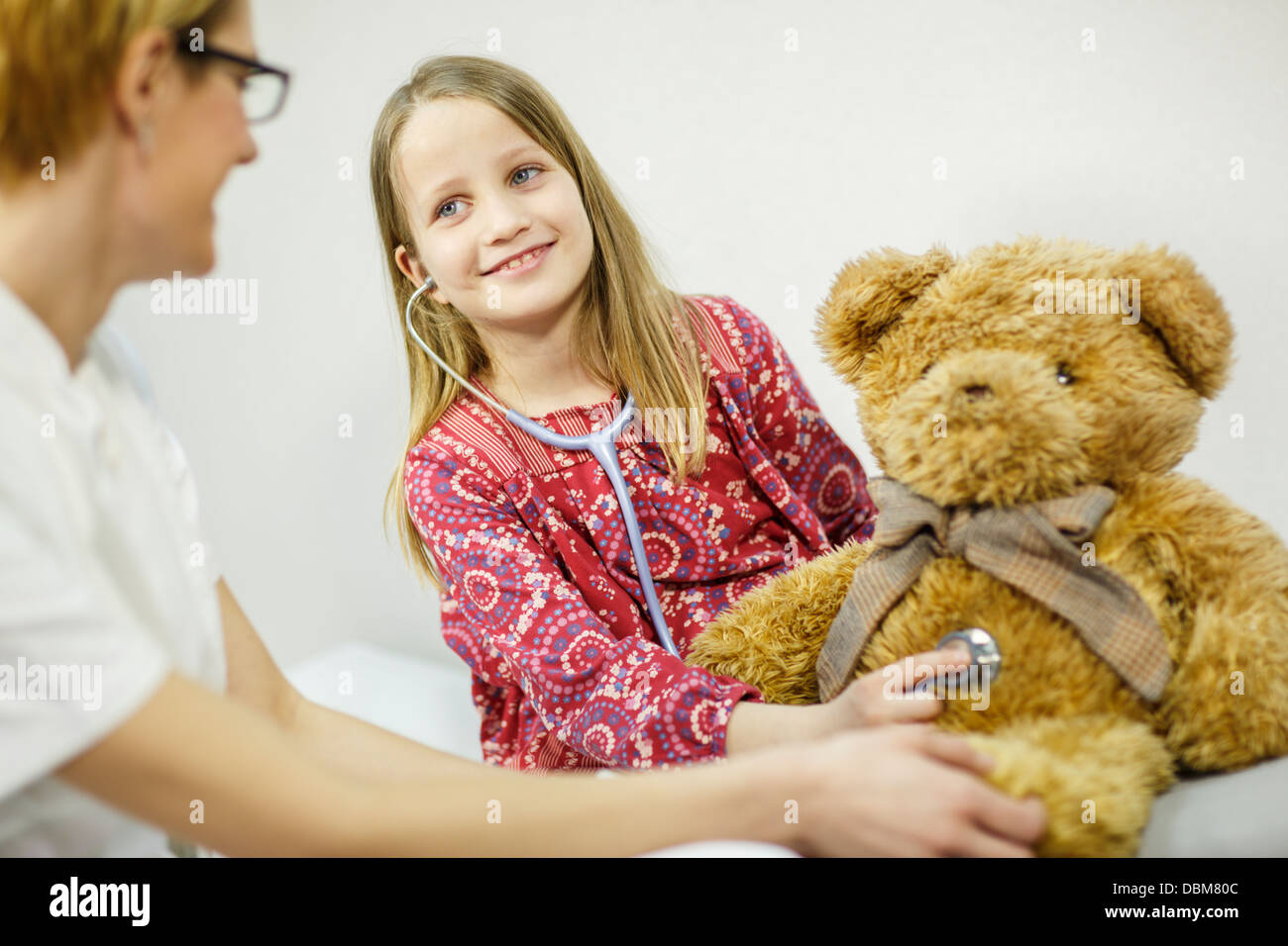 Child stethoscope auscultation hi-res stock photography and images - Alamy
