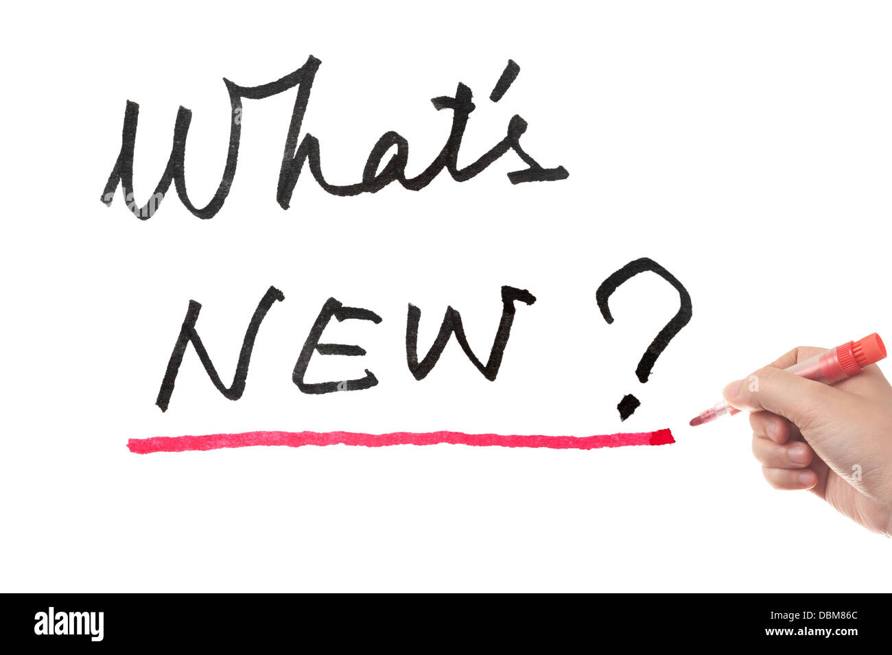 Whats new word hi-res stock photography and images - Alamy