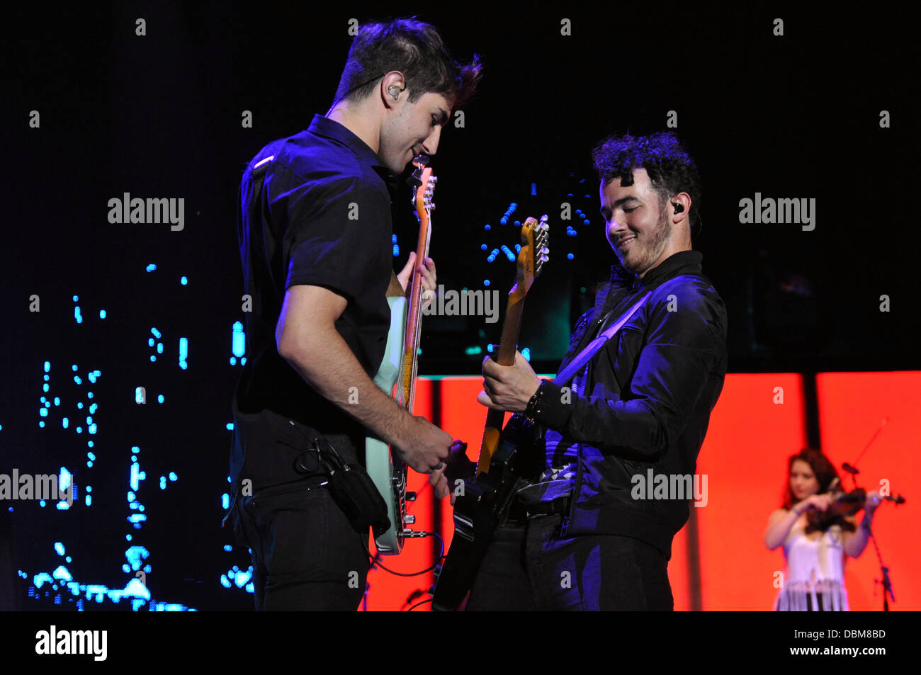 Raleigh, North Carolina, USA. 31st July, 2013. Singer KEVIN JONAS of ...