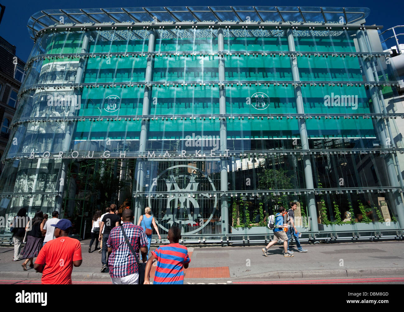 New Market Hall entrance to Borough Market, London Stock Photo - Alamy