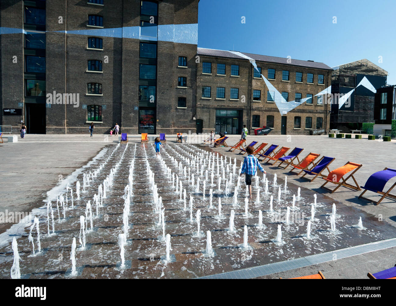 Central st martins granary square kings cross london hi-res stock ...