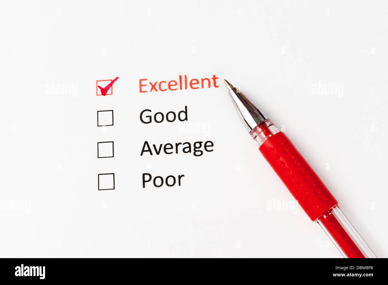 Excellent list hi-res stock photography and images - Alamy