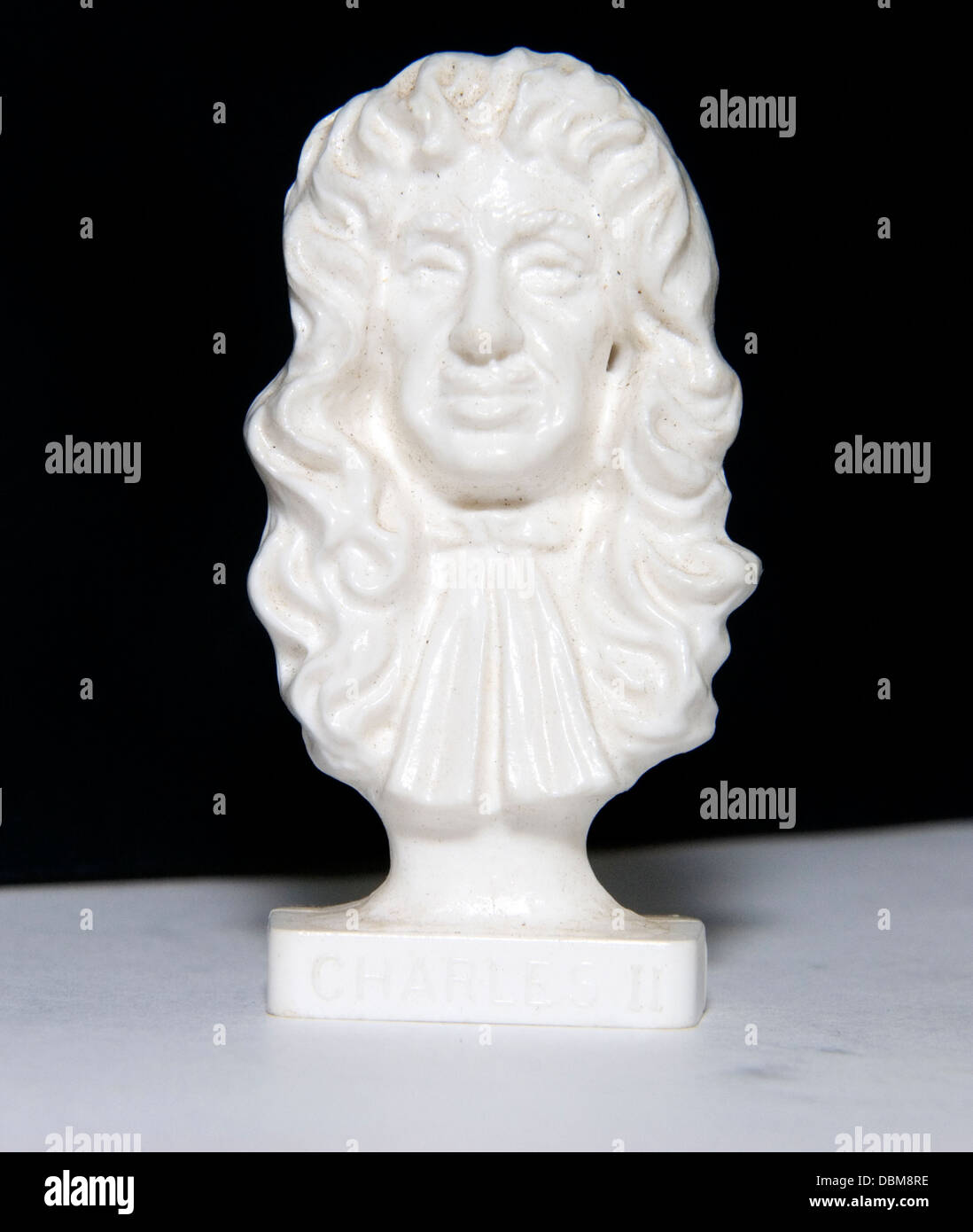 Plastic bust of King Charles II from the Kings and Queens collection ...