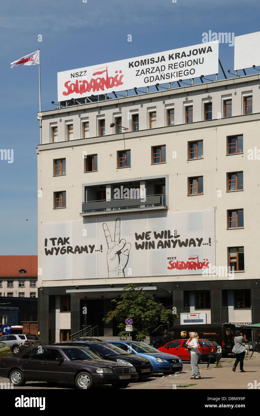 House of the Polish trade union Solidarnosc in Gdansk Stock Photo - Alamy