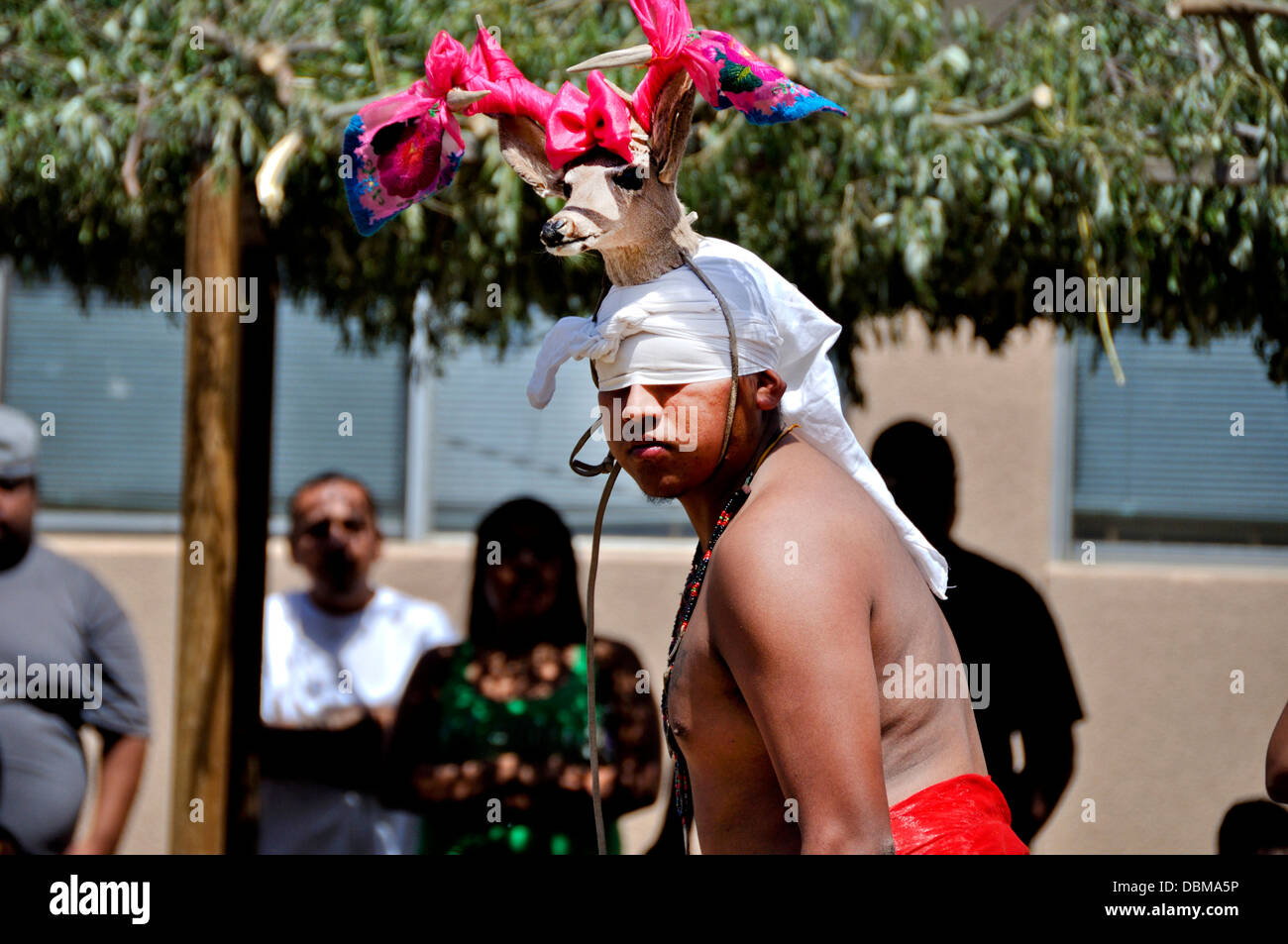 Cupa Day Festival, Pala Indian Reservation, Yaqui Deer Dancers Stock ...