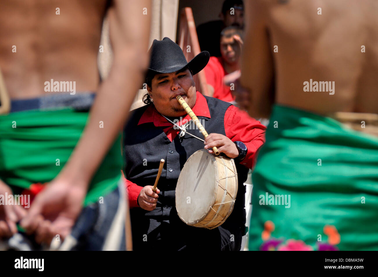 Cupa Day Festival, Pala Indian Reservation, Flutist and Drummer for ...