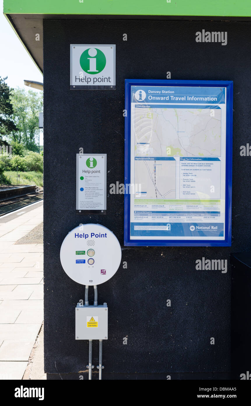 Railway help point hi-res stock photography and images - Alamy