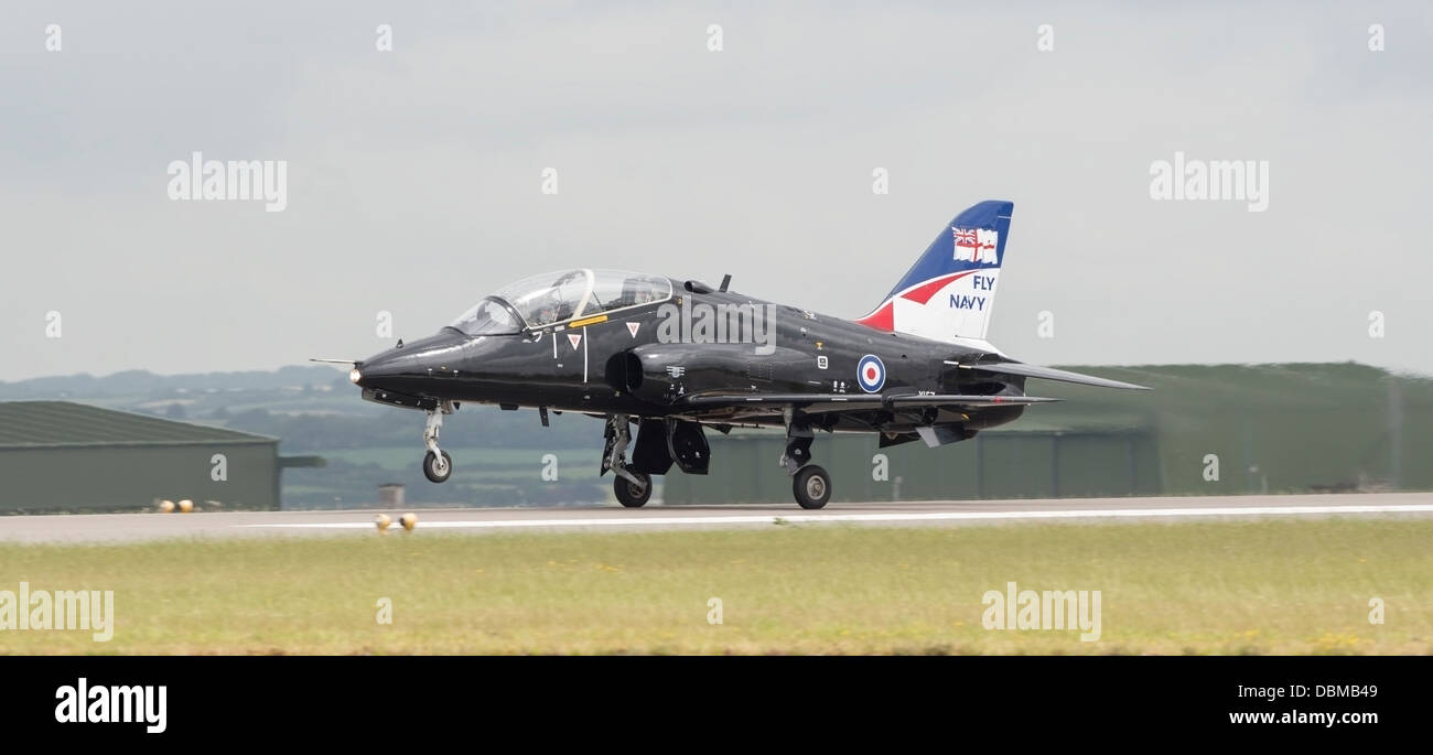 Royal Navy Hawk of 736 squadron takes off at RNAS Culdrose (c) Bob ...