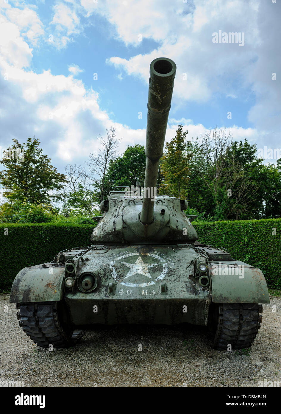 An old American tank from WW11 at Valmy, Marne, France Stock Photo - Alamy